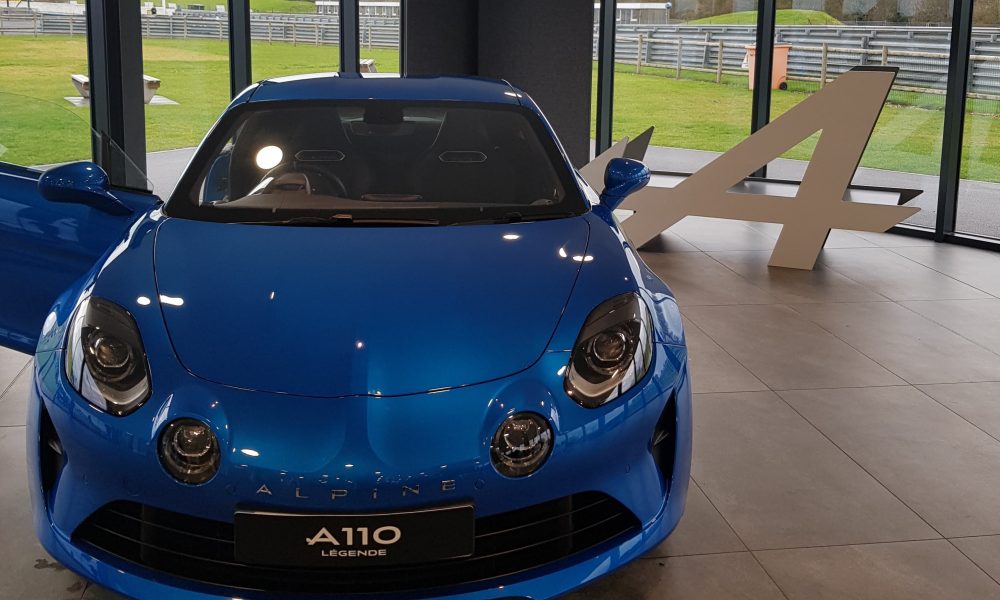 Alpine St Albans showcase the all new Alpine A110 range